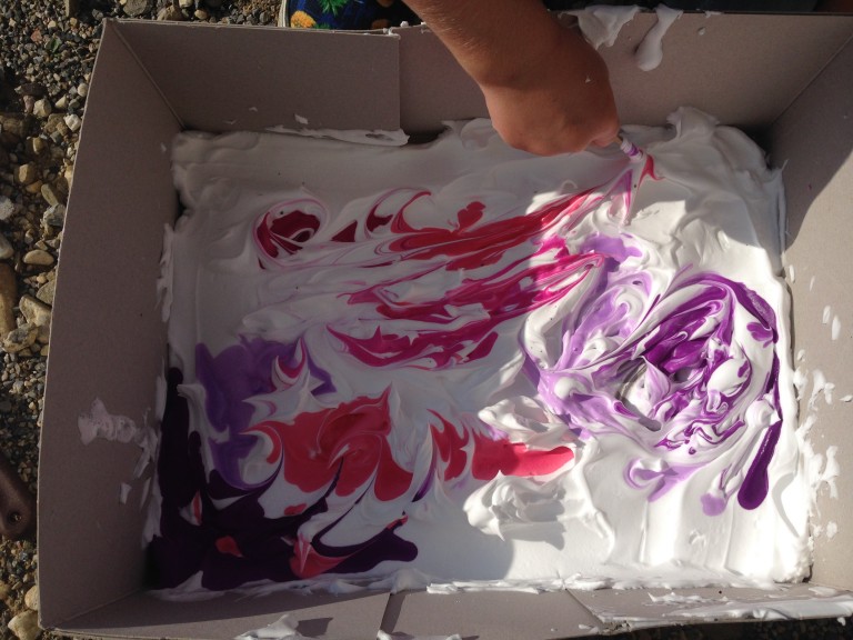 Malen mit Rasierschaum - BackGAUDI